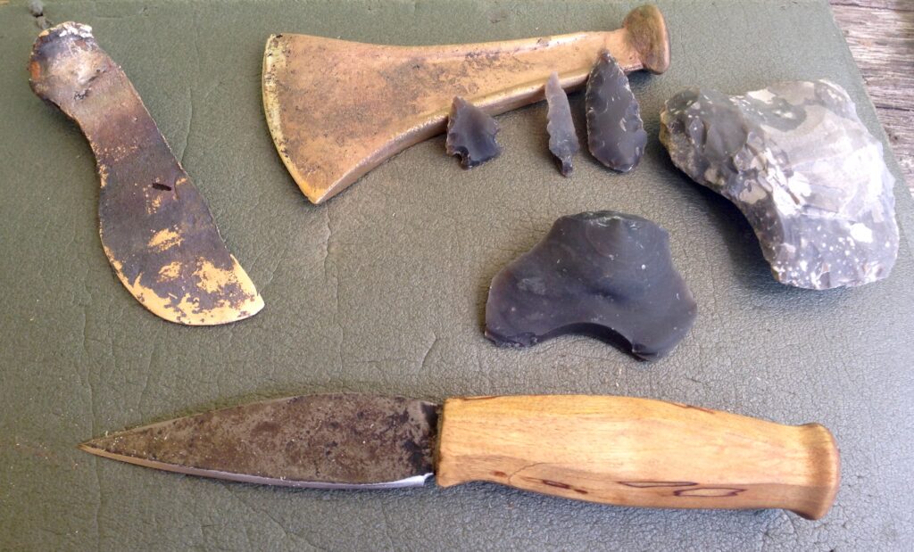 The Blade - Bushcraft knives from stone, bronze and steel - Wild Human